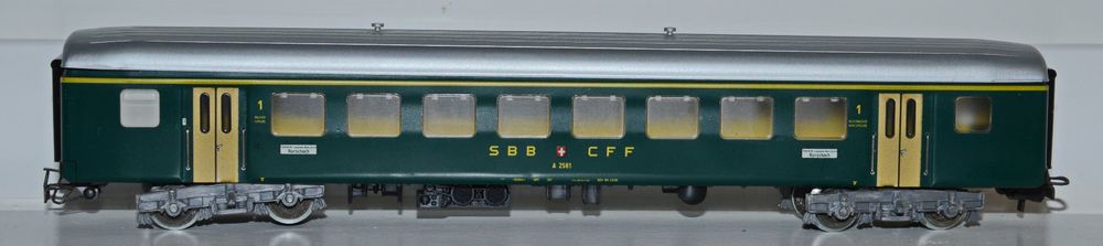 EW II SBB CFF Personenwagen grün H0 AC OVP (Gebraucht) in Elsau für CHF 10 – mit Lieferung auf ...