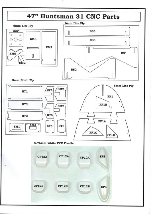 SLEC Fairey Huntsman 31 Modellboot - Angefangenes Bausatz (Neu (gemäss ...