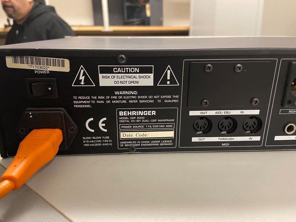Ultra Curve Behringer DSP 8000 (Gebraucht) in Zürich für CHF 80 – mit ...