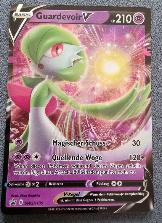 Pokémon Guardevoir V Promo SWSH105 DE (Neu (gemäss Beschreibung)) in ...