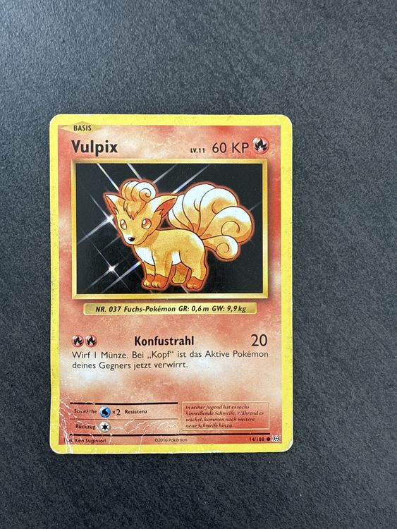 Vulpix Pokemon Karte - Selten - - Vintage (Gebraucht) in Gossau SG für CHF 5 – mit Lieferung auf ...
