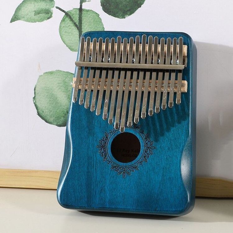 Kleine Kalimba aus Holz 17 Tasten Muster (Neu und originalverpackt) in Wittenbach für CHF 17.9 ...