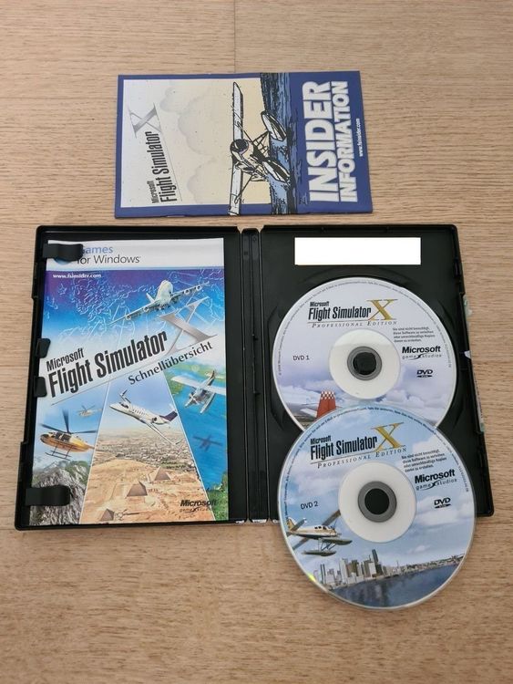 FSX Flight Simulator X - Professional Edition (2 DVD) - PC (Gebraucht ...