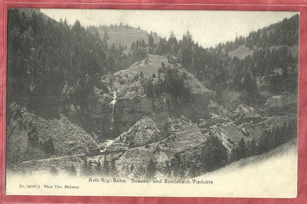 Arth-Rigi-Bahn - Dossen- und Schildbach-Viadukte - ca. 1905 (Gebraucht ...