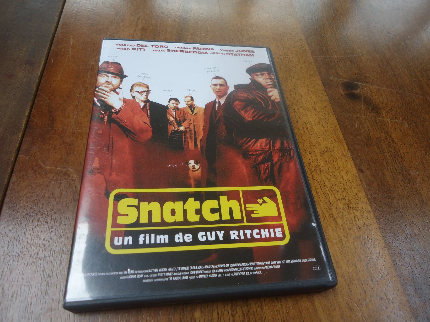 DVD Snatch - Brad Pitt, Benicio Del Toro, Vinnie Jones (D'occasion) à ...