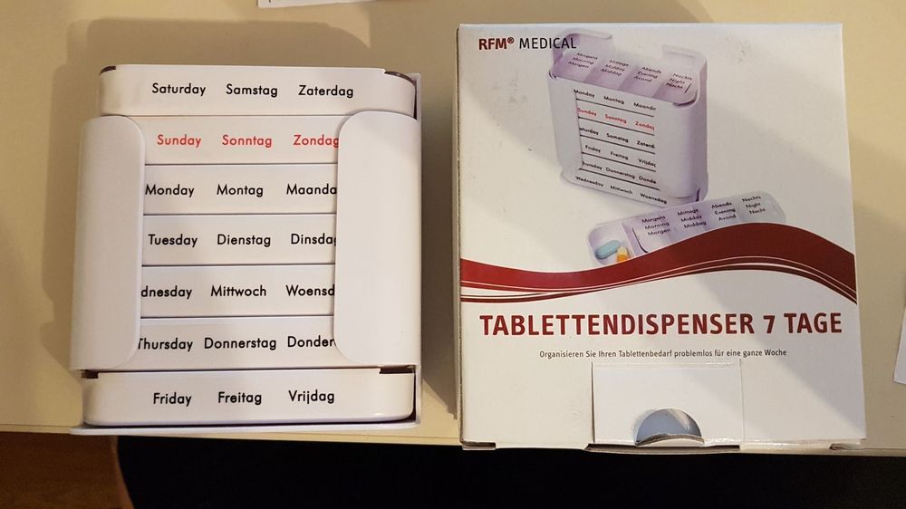 Tabletten Spender 7 Tage Tablettendispen (Gebraucht) in Adlikon b ...