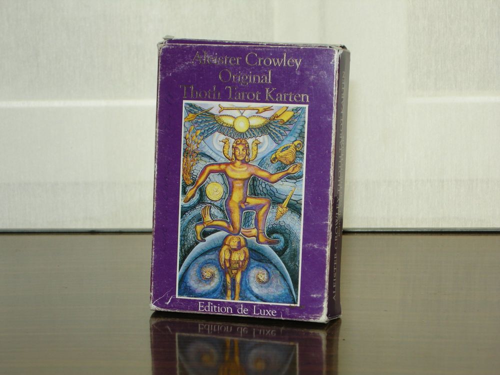 Original Vintage Aleister Crowley Thoth Tarot Karten 1986 (Gebraucht ...