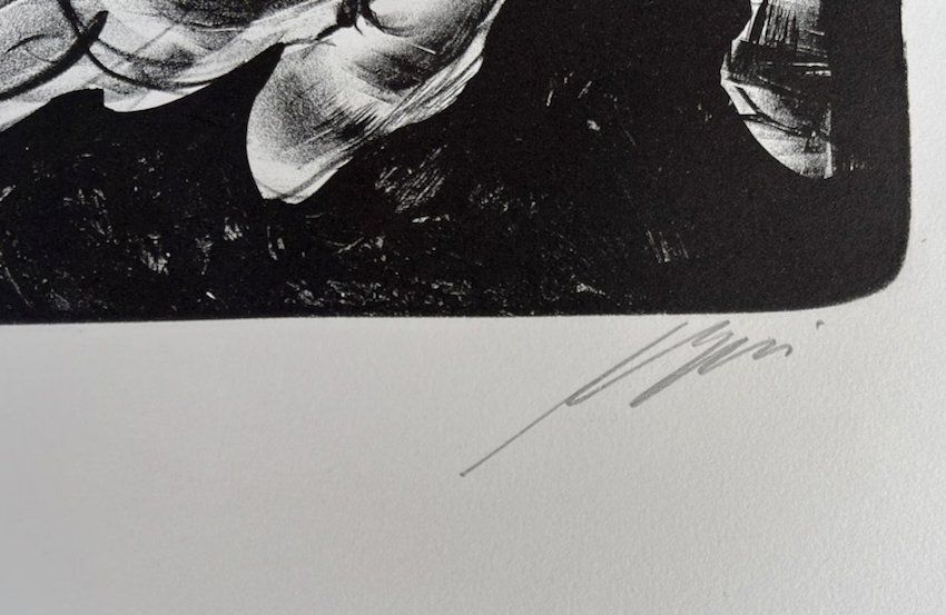 Lithografie Liegendes Pferd von Hans Erni (ID b3736) | Kaufen auf Ricardo