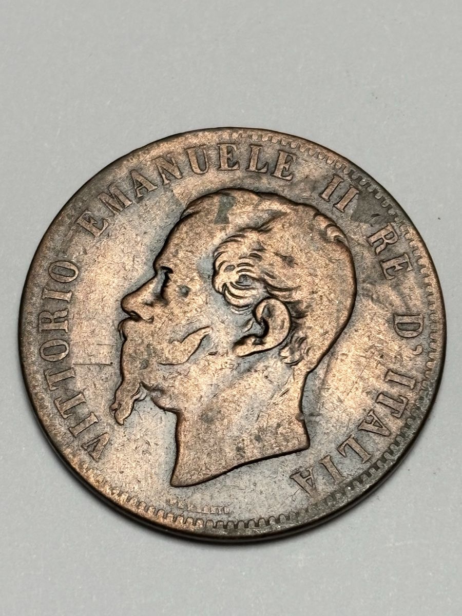 Pièce rare 10 centesimi 1867 Italie Victor Emmanuel II (D'occasion) à ...
