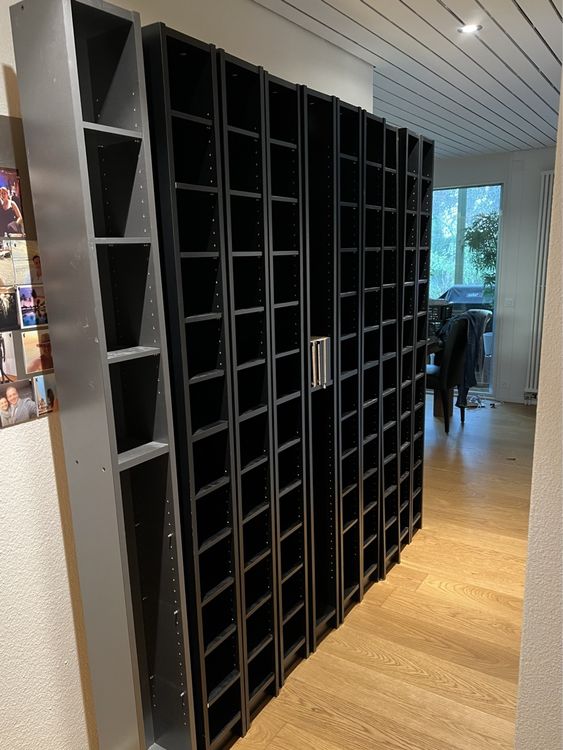 6x IKEA Gnedby Regal schwarz (Gebraucht) in für CHF 25 – nur Abholung ...