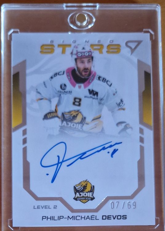 Carte signée Philip-Michaël Devos Ajoie 07/69 Sportzoo NL (Neu (gemäss ...