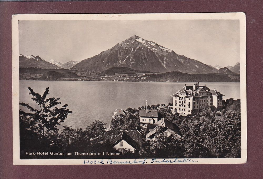 Park-Hotel GUNTEN am Thunersee - Niesen | Kaufen auf Ricardo