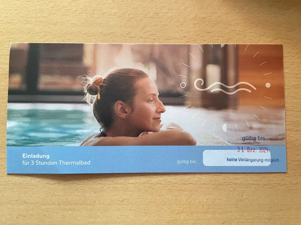 Thermalbad Brigerbad Eintritt 3 Stunden (Neu und originalverpackt) in Winterthur für CHF 16 ...