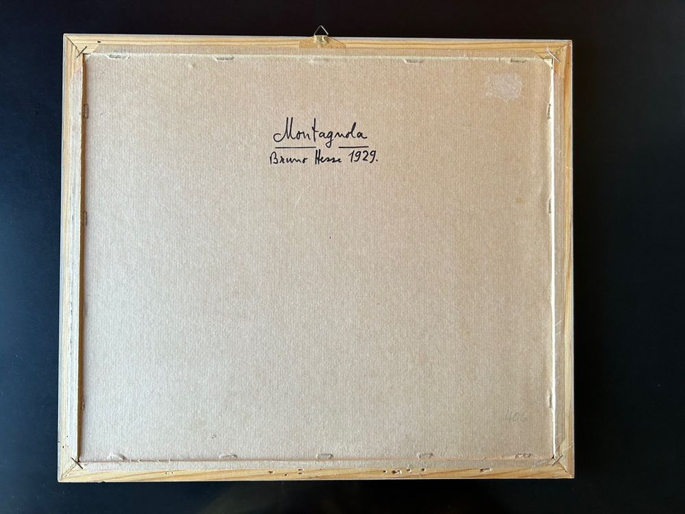 Bruno Hesse, Bild Original, Montagnola 1929 | Kaufen auf Ricardo