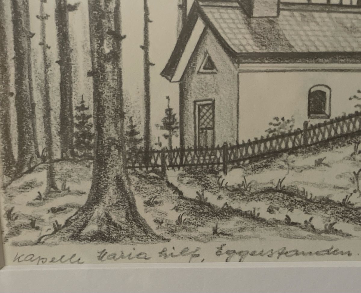 Alfred Fischli Zeichnung, Maria Hilf Eggerstanden (Gebraucht) in ...