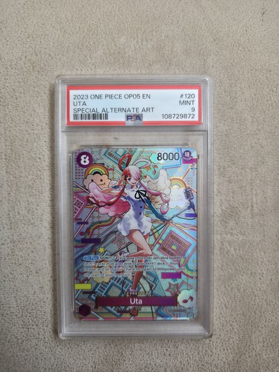 One Piece Uta OP02-120 Awakening of the new era PSA9 (Neu (gemäss ...