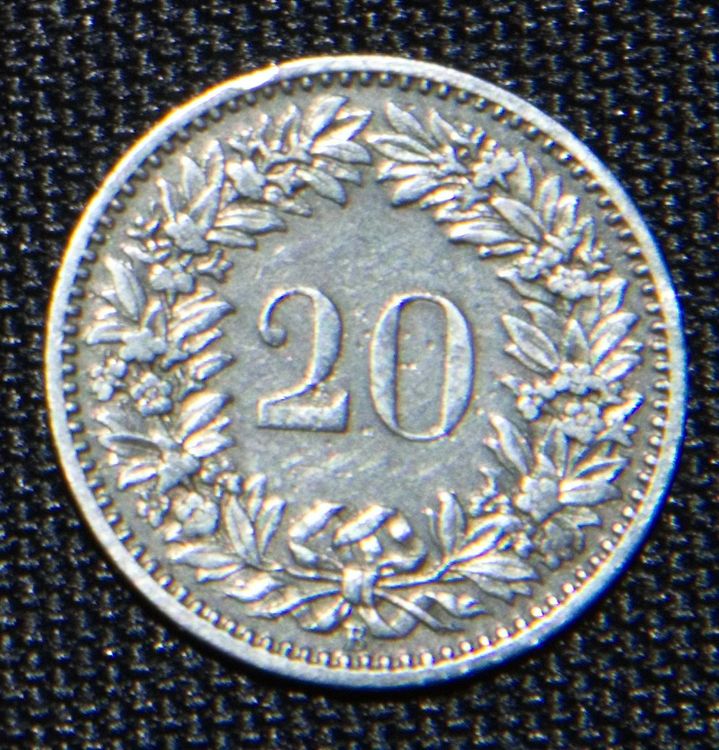 20 Rappen Münze von 1901 (Gebraucht) in Elsau für CHF 1 – mit Lieferung auf Ricardo kaufen