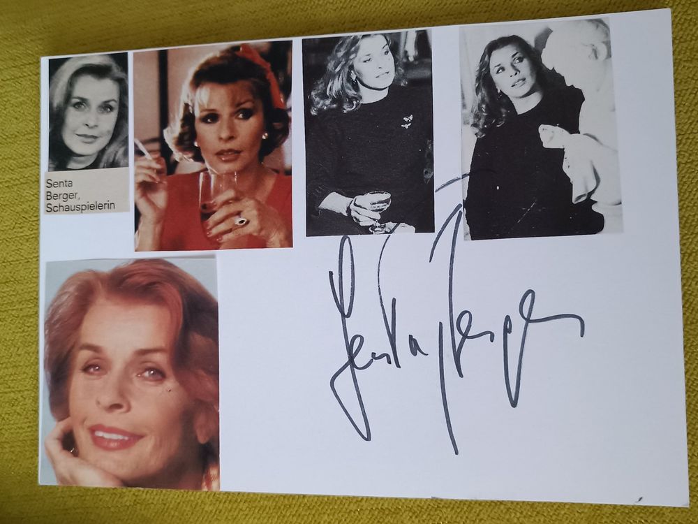 Senta Berger - handsigniert | Kaufen auf Ricardo