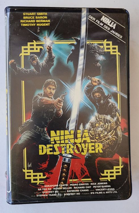 VHS - Ninja Destroyer - Regie Godfrey Ho - Mike Hunter Video (Gebraucht ...