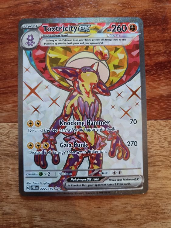 Toxtricity EX Fullart 227/182 Paradox Rift (Neu (gemäss Beschreibung ...