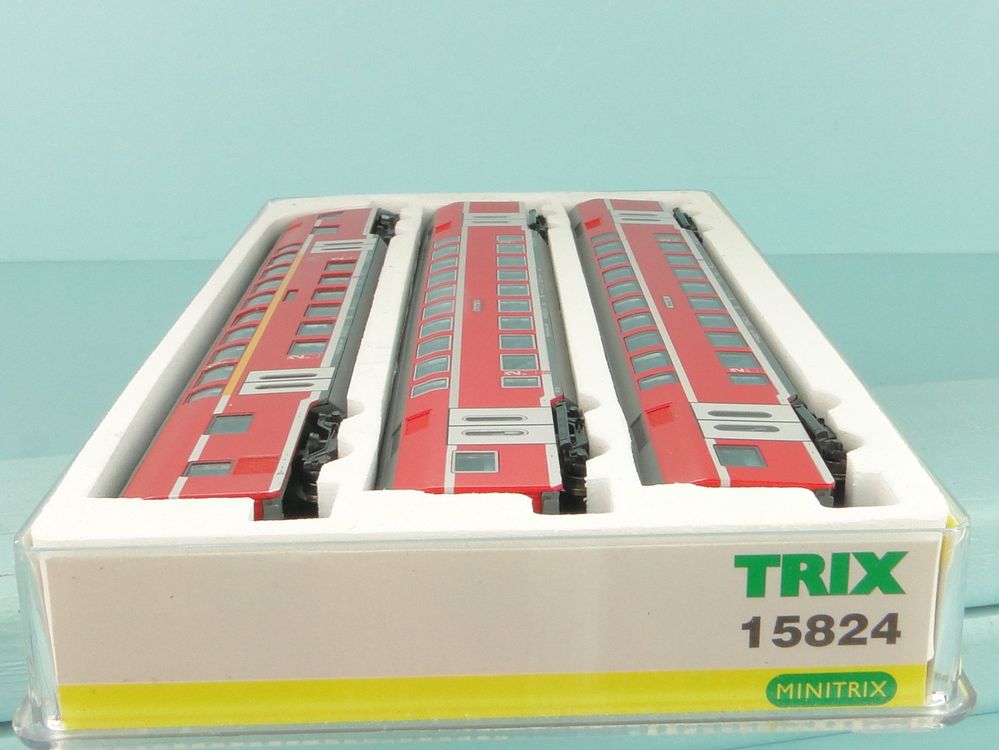 Minitrix 15824 Doppelstockwagen-Set. (Gebraucht) in Bülach für CHF 145 ...