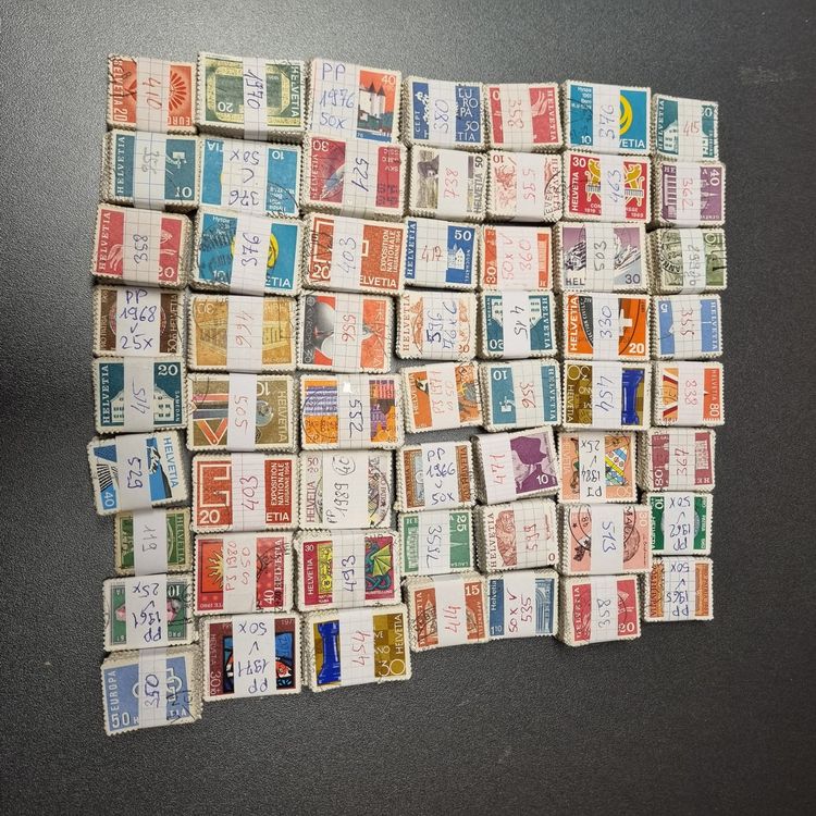 CH Marken verschiedene Werte gebündelt (Gebraucht) in Hitzkirch für CHF ...