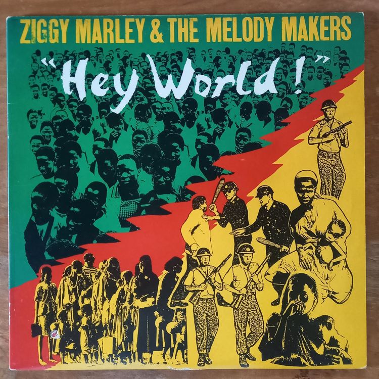 Ziggy Marley & The Melody Makers– Hey WorldLP 1986 (Neu und ...