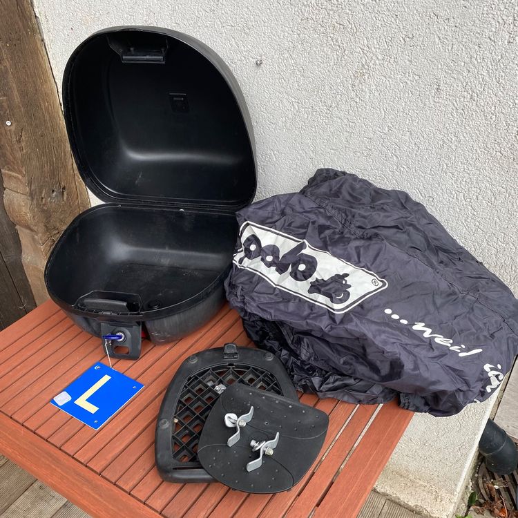 Top case pour casque + fixation + clefs + housse scooter + L (Gebraucht) in Ecublens FR für CHF ...