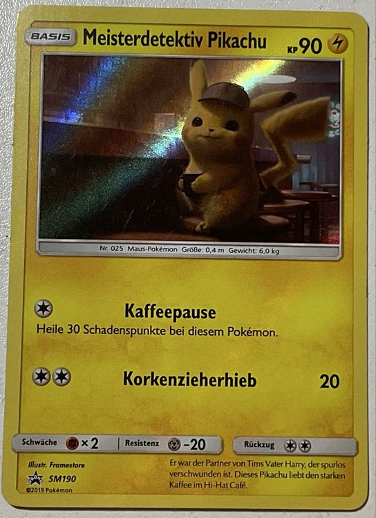 Meisterdetektiv Pikachu Holo | Kaufen auf Ricardo