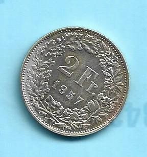 2 Fr. 1957 Silber (Gebraucht) in LIESTAL für CHF 6 – mit Lieferung auf Ricardo kaufen