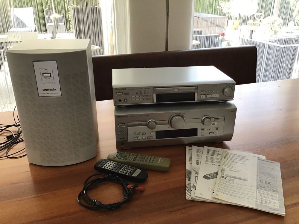 Panasonic Subwoofer, AV Control. Receiver, DVD/Video Player (Gebraucht ...