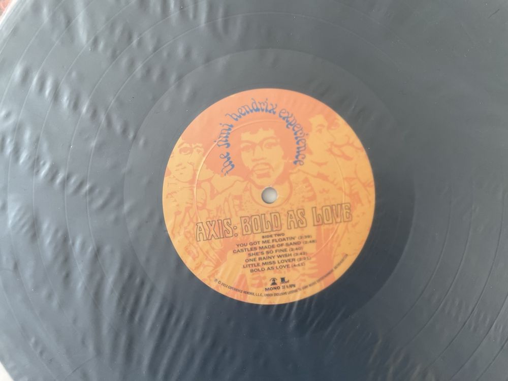 Jimi Hendrix Experience - Axis Bold as Love MONO Vinyl LP (Gebraucht ...