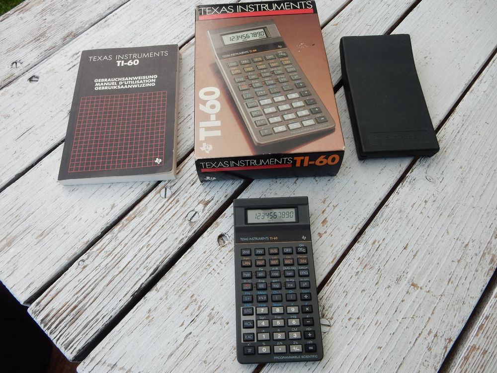 neuer Texas Instruments TI-60 Taschenrechner | Kaufen auf Ricardo