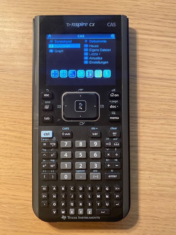 Texas Instruments TI-nspire CX CAS Taschenrechner (Gebraucht) in für ...
