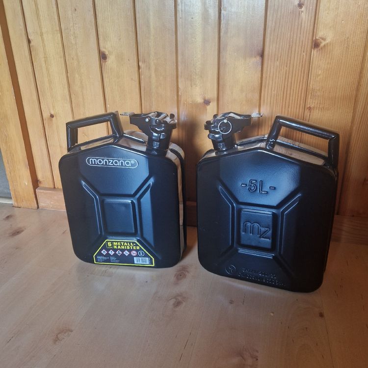 Bidon essence/pétrole Monzana 5L, noir - Pratique! (Neu (gemäss ...