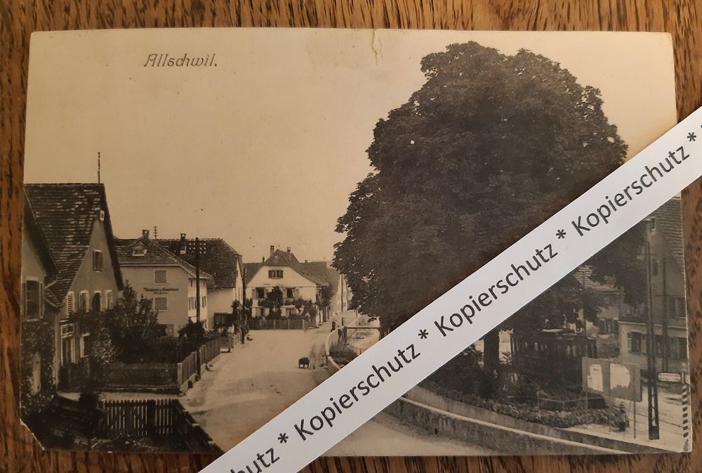 Alte AK Ansichtskarte Allschwil Dorf - Basel, Feldpost (Gebraucht) in ...