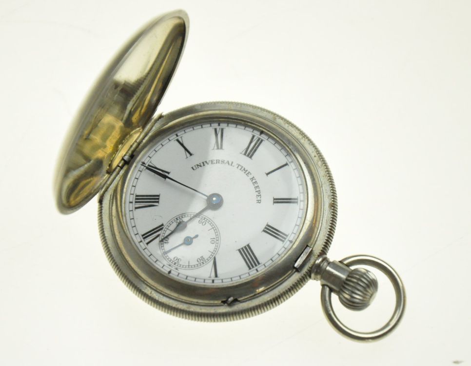 Universal Time Keeper Taschenuhr Handaufzug, läuft (Gebraucht) in ...