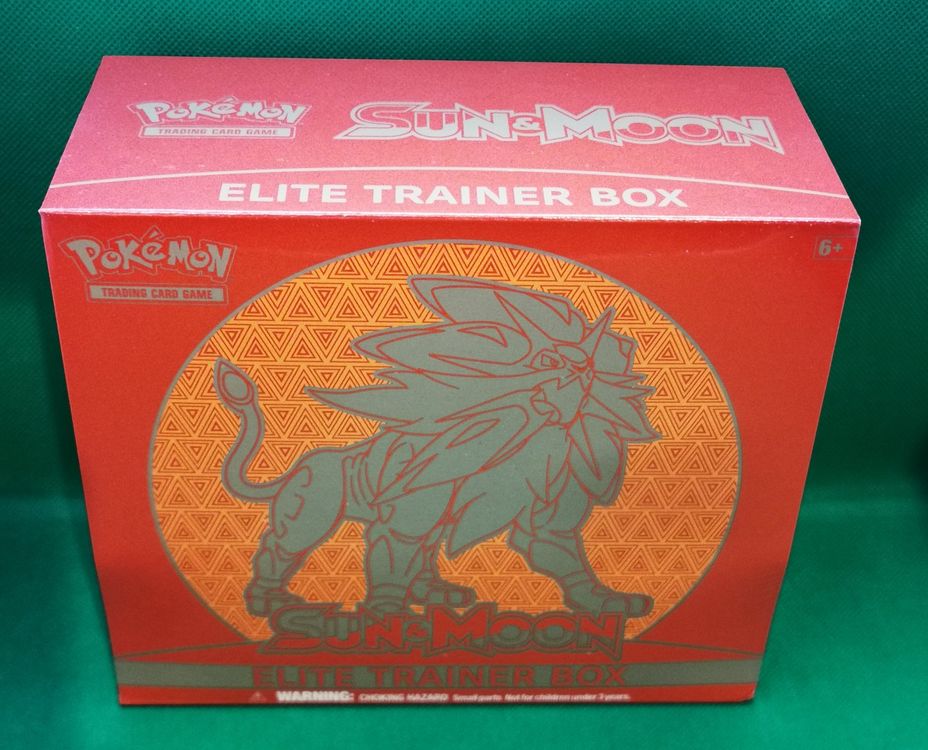 Pokemon Sun & Moon Base Set Solgaleo Elite Trainer Box -2017 (Neu ...