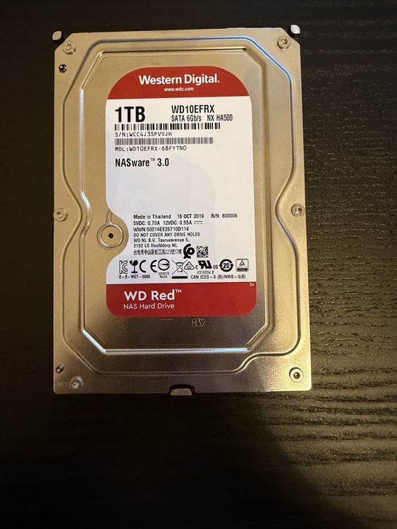 WD Red 1TB HDD Festplatte (Gebraucht) in Zürich für CHF 50 – mit ...