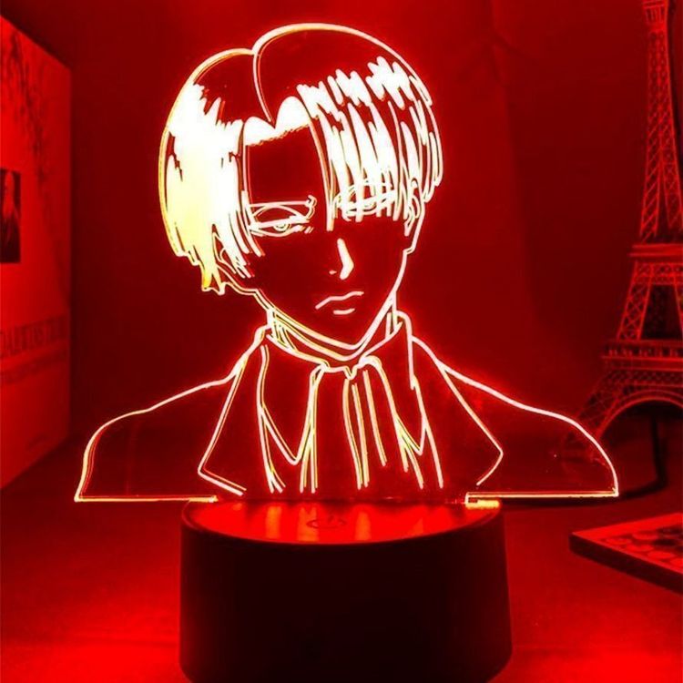 Anime 3D Led Lampe 16 Farben - Levi | Kaufen auf Ricardo