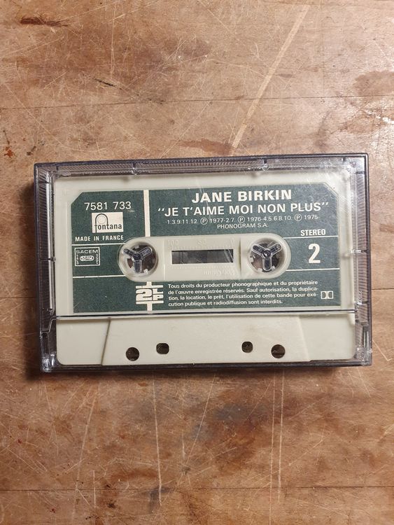 Je Taime moi non Plus – Jane Birkin (Gebraucht) in Zürich für CHF 2 ...