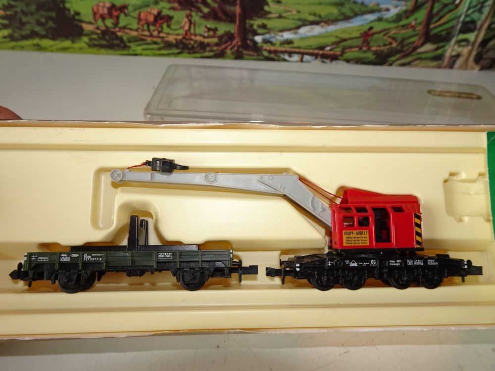 Minitrix 3590 Kranwagen Spur N (Gebraucht) in Winterthur für CHF 18 – mit Lieferung auf Ricardo ...