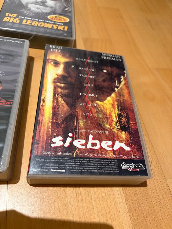 VHS Kassetten: The Big Lebowski, Sieben, Scream 2 (Gebraucht) in ...