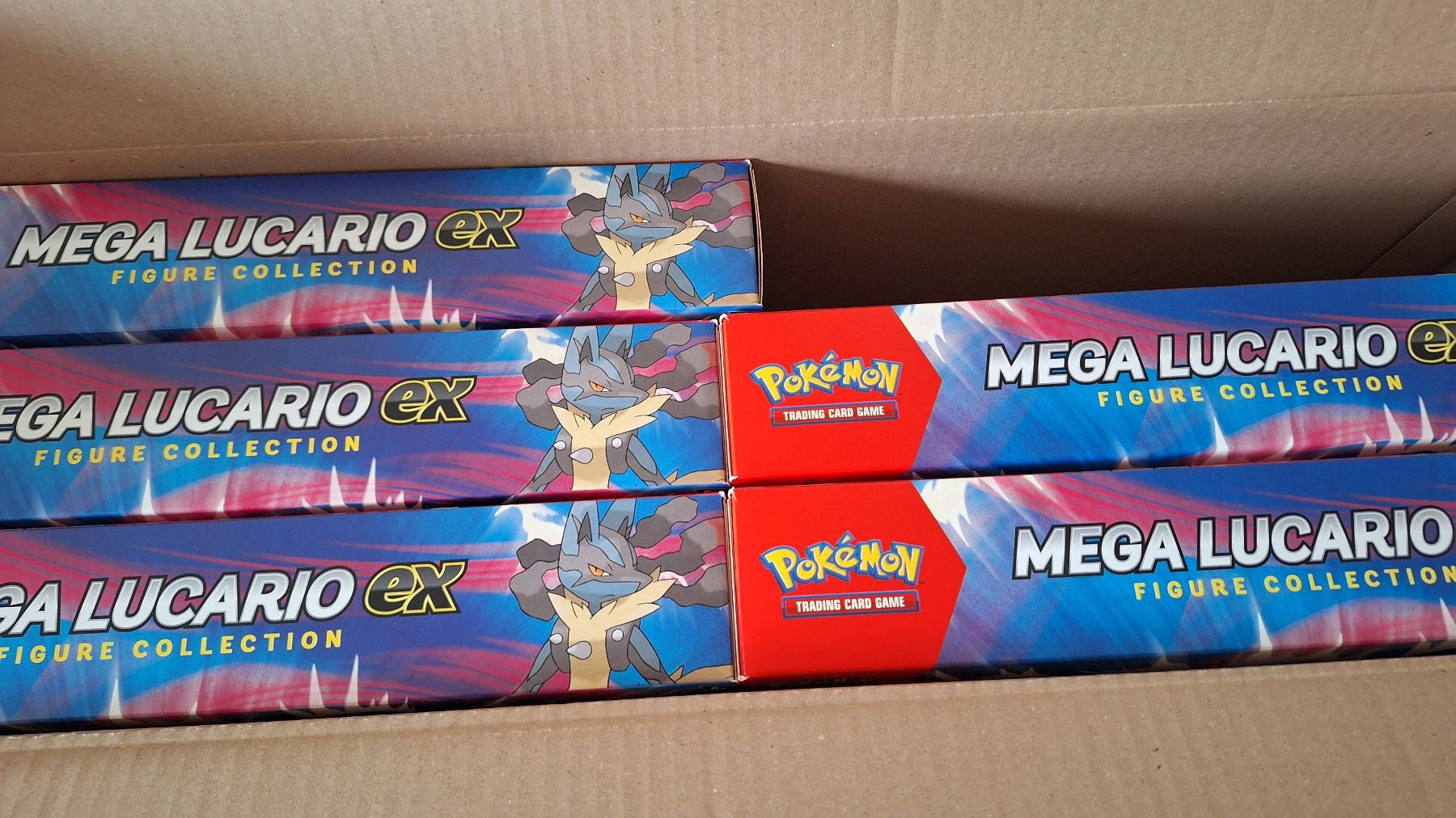 5 x Mega Lucario ex Figure Collection Box SEALED ENGLISCH (Neu und ...