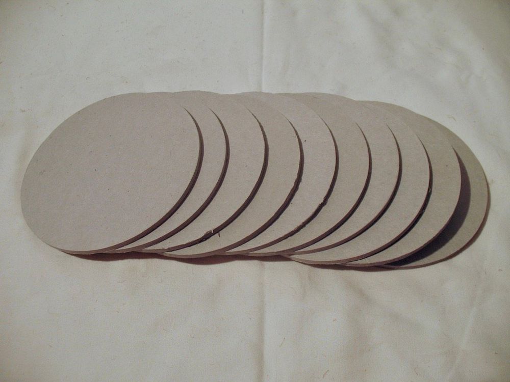 10x Karton Teller Papp Deckel Rondellen Scheiben rund | Kaufen auf Ricardo