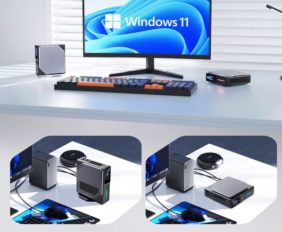 Mini PC (NUC) Intel N150 / 16GB / 512GB / 6W / Farbdisplay (Neu und ...