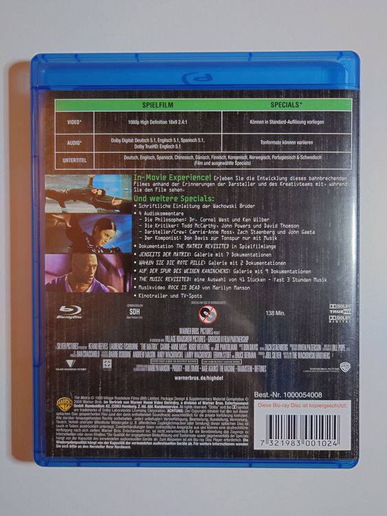 Matrix Blu-Ray | Kaufen auf Ricardo
