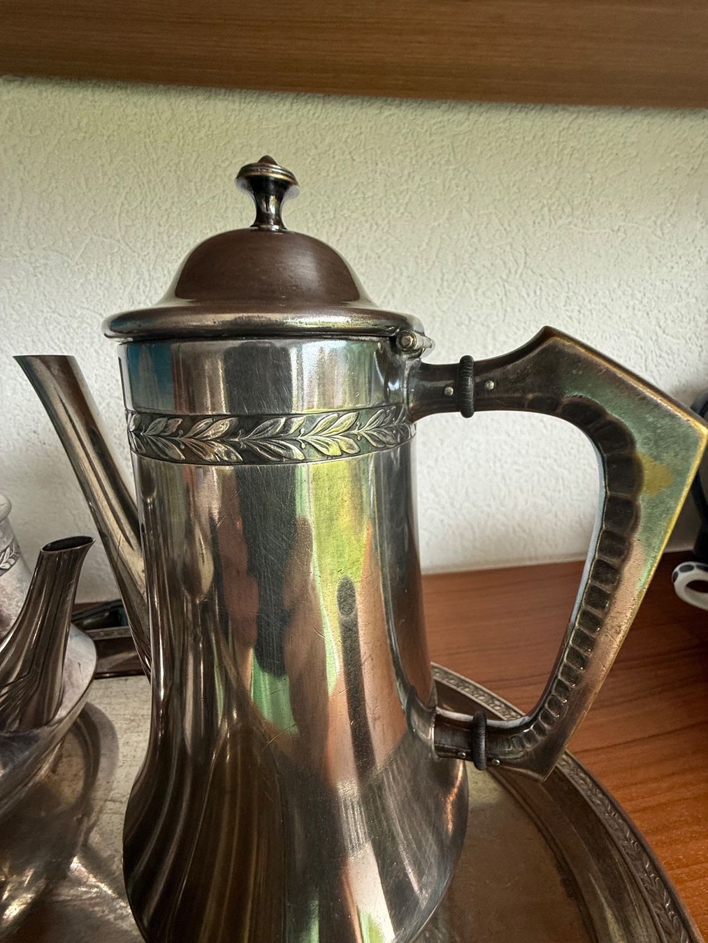 WMF Art Déco Kaffee-/Teeservice versilbert ca. 20er Jahre (Gebraucht ...