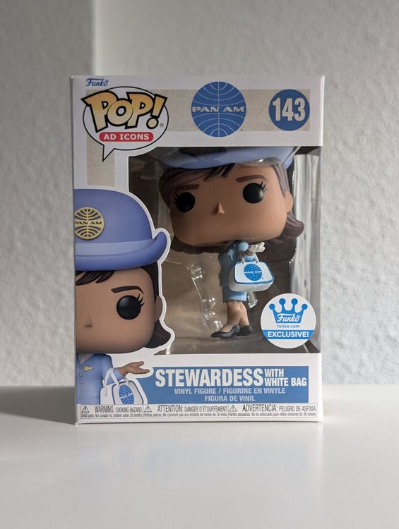 Funko Pop! - Pan Am - Stewardess With White Bag - 143 (Neu (gemäss ...