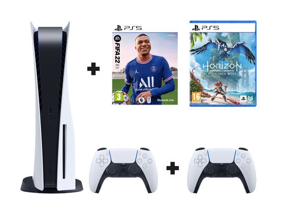 SONY Playstation 5 Disk + FIFA 22 + Horizon Bundle | Kaufen auf Ricardo